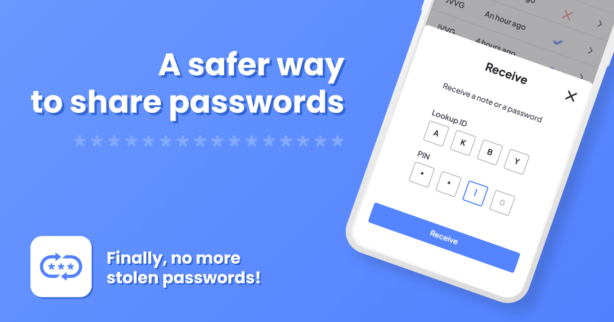 Crosspass - share passwords securely